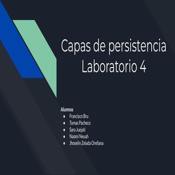 Comprehensive Overview of Persistence Layers in Software Architecture | PDF