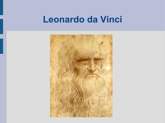 Leonardo da Vinci- Powerpoint Presentation | PPTX