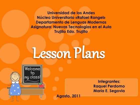 Part of the Lesson Plan | PPT