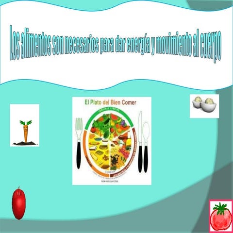los alimentos | PPTX