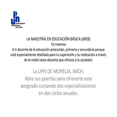 Presentación meb | PPT