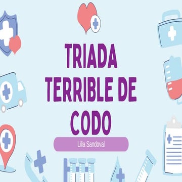 Presentación Triada terrible de codo. HGR2 | PDF