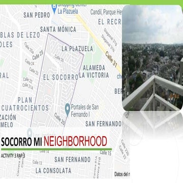 Presentacion mi barrio | PPTX