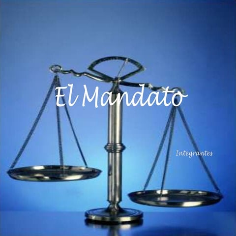 EL MANDATO | PPTX