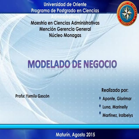 Presentacion Modelado de Negocio | PPT