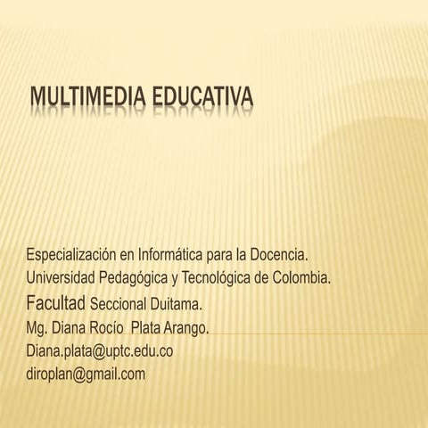 Los recursos multimedia: tipos, criterios de selección y creación | PPTX