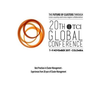 Werner Pamminger presentation for the 20th TCI Global Conference | PPTX