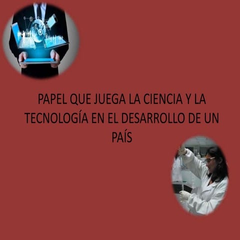 La ciencia y la tecnologia mapa mental | PPTX