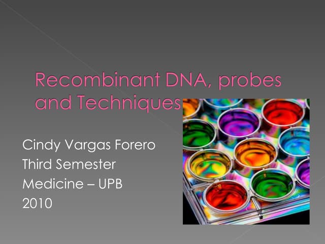 Radioactive and Non- radioactive probes | PPTX | Genetics | Science