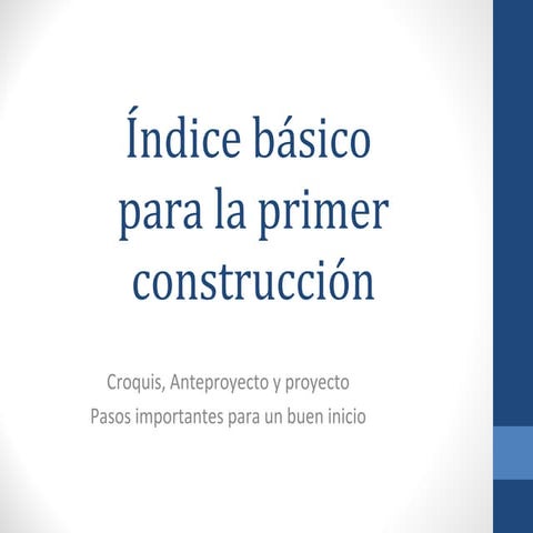 Clase anteproyecto y proyecto | PPTX