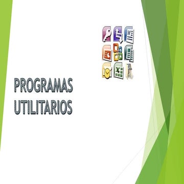 Programas utilitarios | DOCX