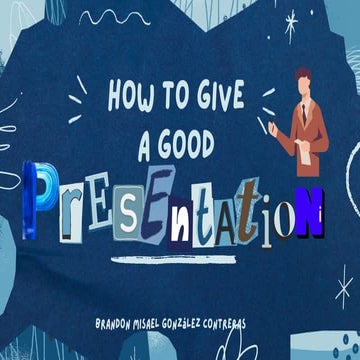 how to give a presentation on English!!! | PPT