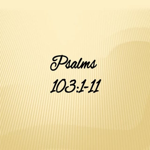 Presentación psalms | PDF | Christianity | Religion & Spirituality