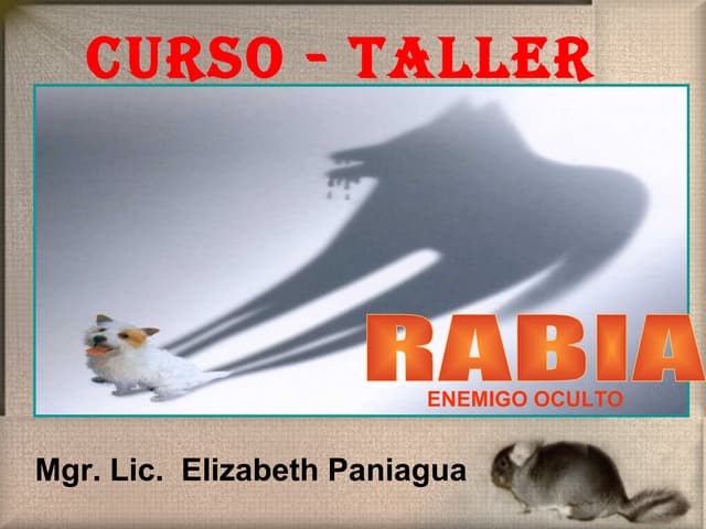 Historia natural de la enfermedad y cadena epidemiológica de la rabia | PDF