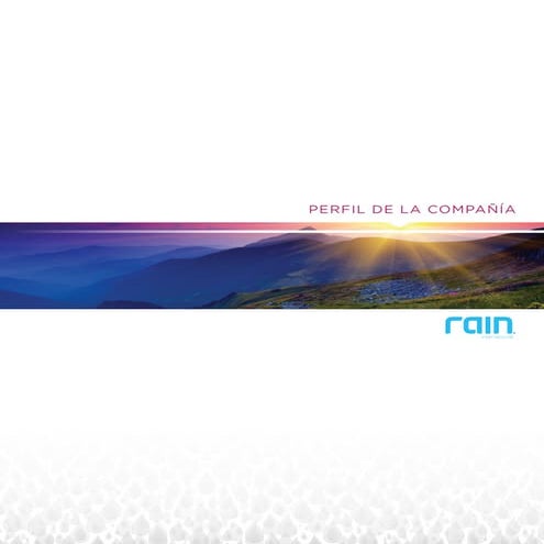 Presentación RAIN INTERNATIONAL | PDF
