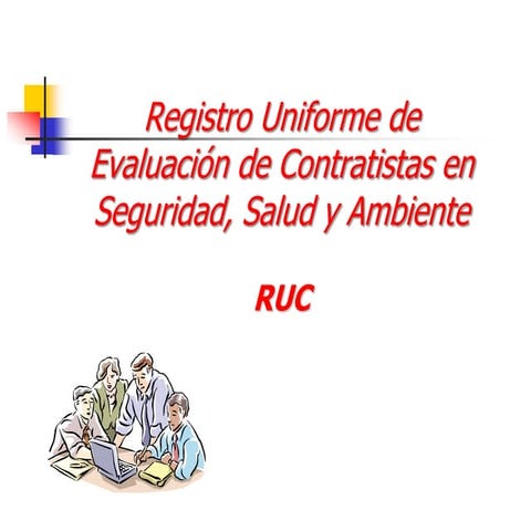 Presentacion ruc | PDF