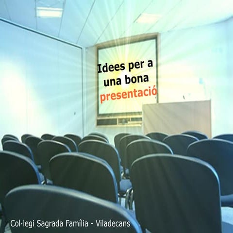 Idees per a una bona presentació (2) | ODP