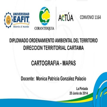 PRESENTACIÓN DE LOS MAPAS, TIPOS Y ELEMENTOS | PPTX