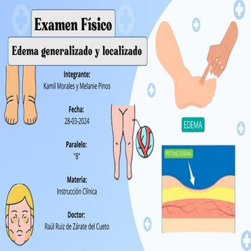 Presentación_Semana #3_Edema_Examen Físico generalizado y localizado ...