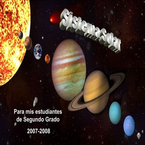 Presentacion sistema solar | PPT