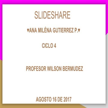 Qué es Slideshare | PDF