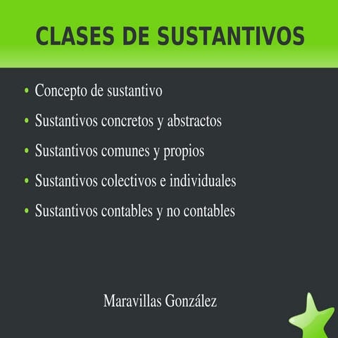 Presentacion sustantivos | ODP