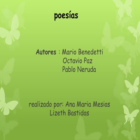 poemas | PPTX | Romance | Genres