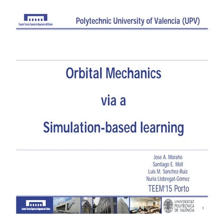 Orbital Mechanics via a Simulation-based learning | PDF