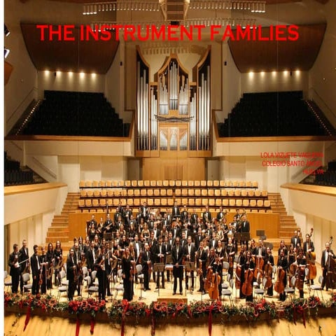 Presentacion the instrument families | PPT