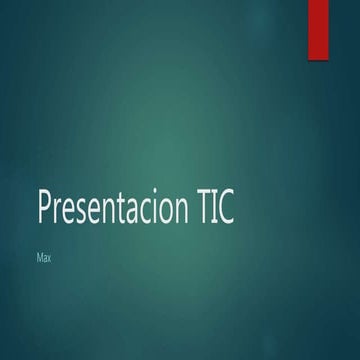 Presentacion tic (SEMESTRARIO) | PPTX