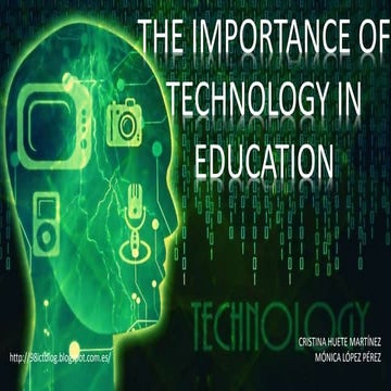 PRESENTATION. TECHNOLOGY IN EDUCATION. | PPT