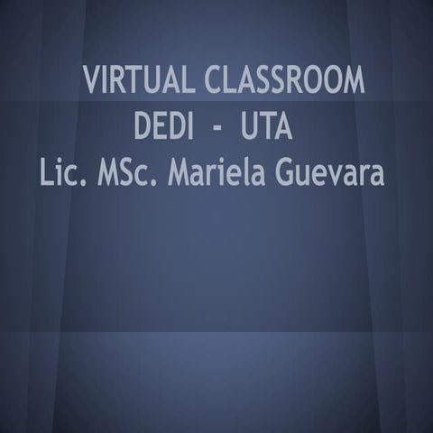 Presentacion uta aulas virtuales | POT