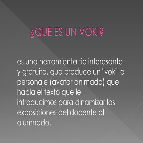 El voki | PPTX