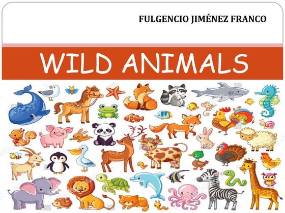 Wild animals unit 3 | PDF