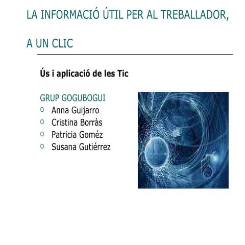 Presentació Projecte | PPT