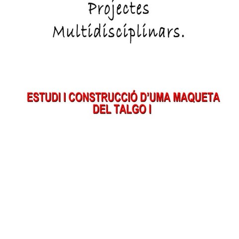 Presentació projecte renfe | PPT