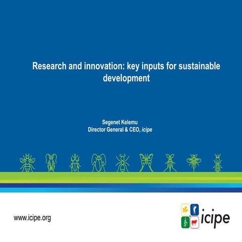 Research and innovation: key inputs for sustainable development | PPT