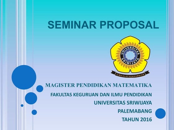 Contoh Ppt Seminar Proposal | PPT