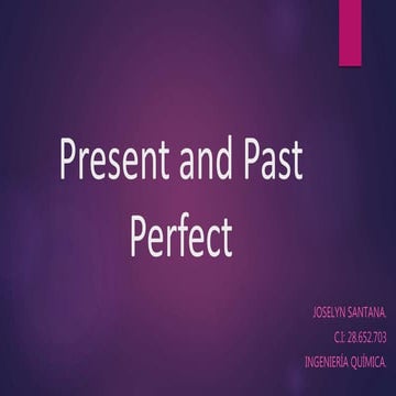 Past perfect | PPT