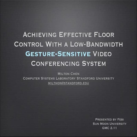 Presentasi 2-floor control | PPT