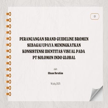 Presentasi Brand Guideline Bromen sebagai upaya meningkatkan ...