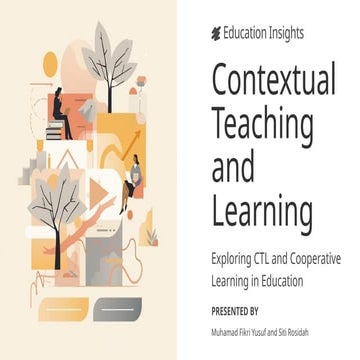 Contextual Teaching and Learning | PPTX
