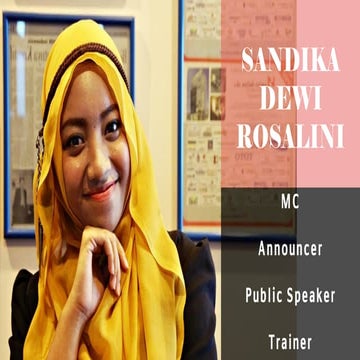 Contoh Desain Presentasi CV | PDF