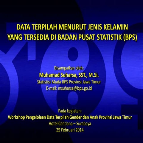 Data Terpilah Menurut Jenis Kelamin yang Tersedia di Badan Pusat ...