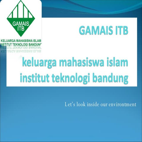Presentasi Gamais Itb | PPT