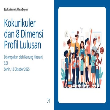 Rancangan Kegiatan Kokurikuler SMP N 1 Karanggede | PPTX