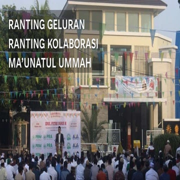 Profil Ranting Muhammadiyah Geluran Sidoarjo | PDF