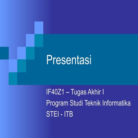 Teknik Presentasi Karya Ilmiah | PPTX