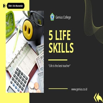 presentasi 5 life skill by Genius College | PPTX
