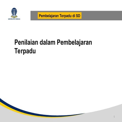 Presentasi 5 Terpadu, TERPADUTERPADU .ppt
